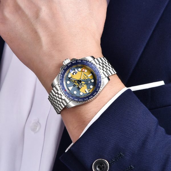 Pagani Design PD-1758 | Blue Map Dial – twentyfour
